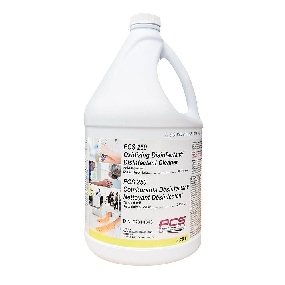 PCS 250 Oxidizing Disinfectant Cleaner, 3.78 L